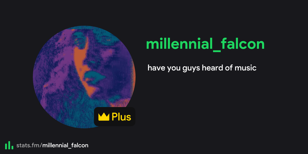 millennial_falcon's stats, streams and more | stats.fm