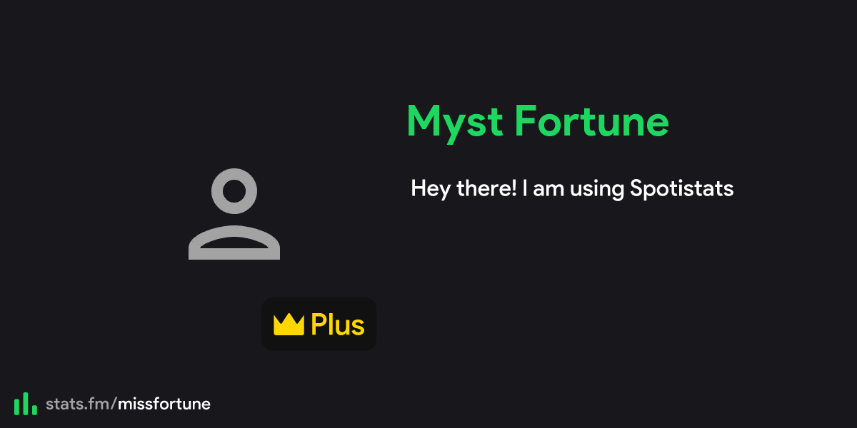 Myst Fortune's stats, streams and more | stats.fm
