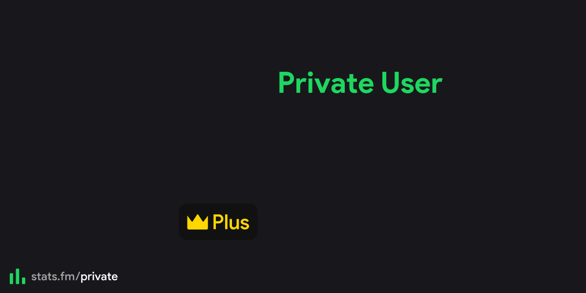 Private User's stats, streams and more | stats.fm