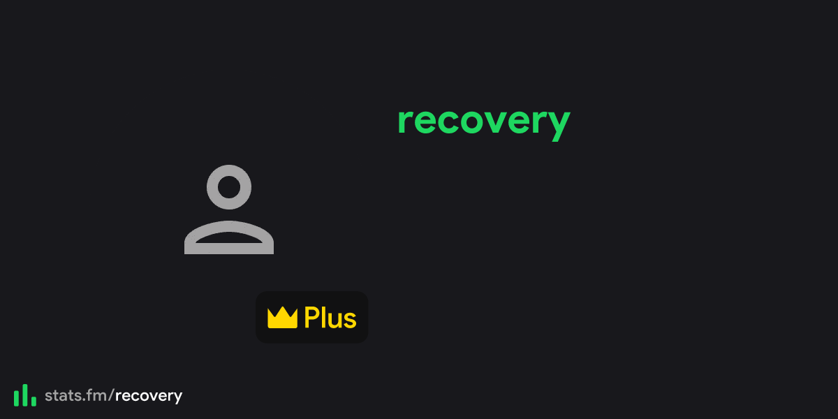 recovery's stats, streams and more | stats.fm