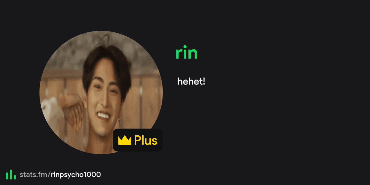 rin's stats, streams and more | stats.fm