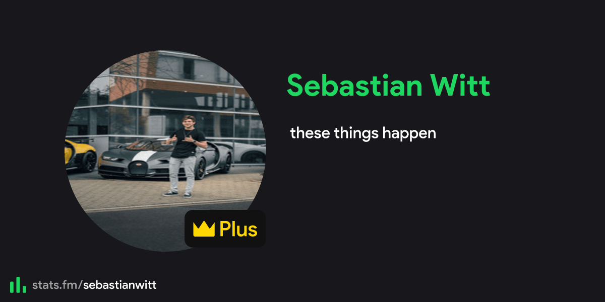 Sebastian Witt's stats, streams and more | stats.fm