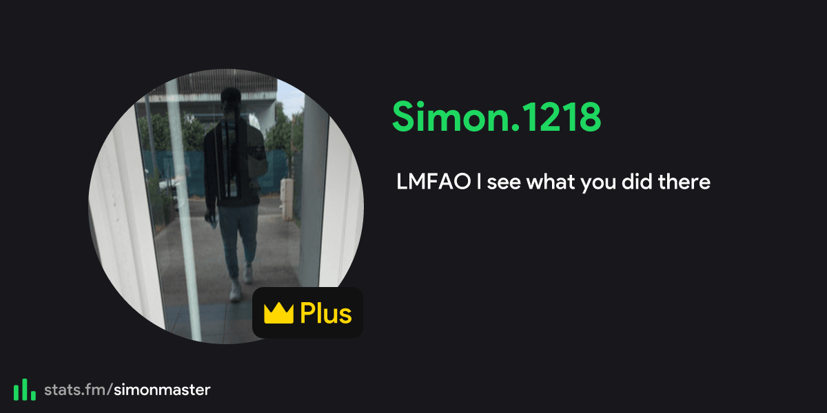 Simon.1218's stats, streams and more | stats.fm
