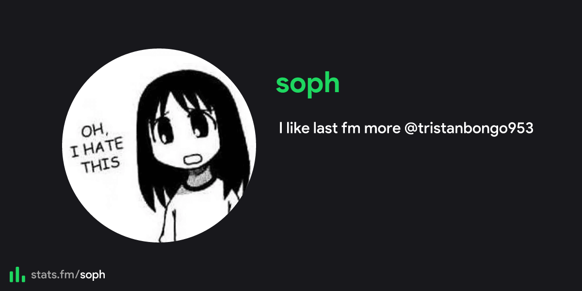 Sophs Stats Streams And More Statsfm