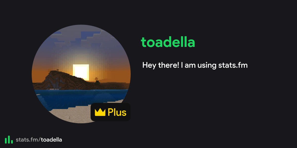 toadella's stats, streams and more | stats.fm