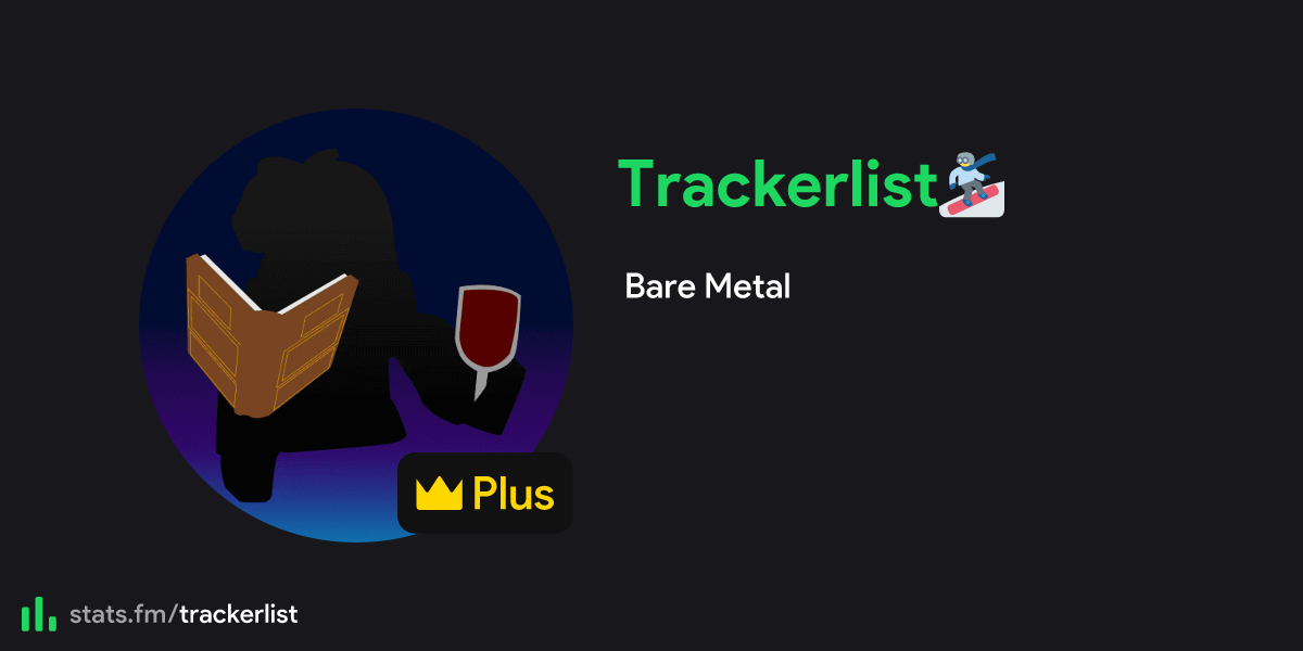 Trackerlist🏂's stats, streams and more | stats.fm