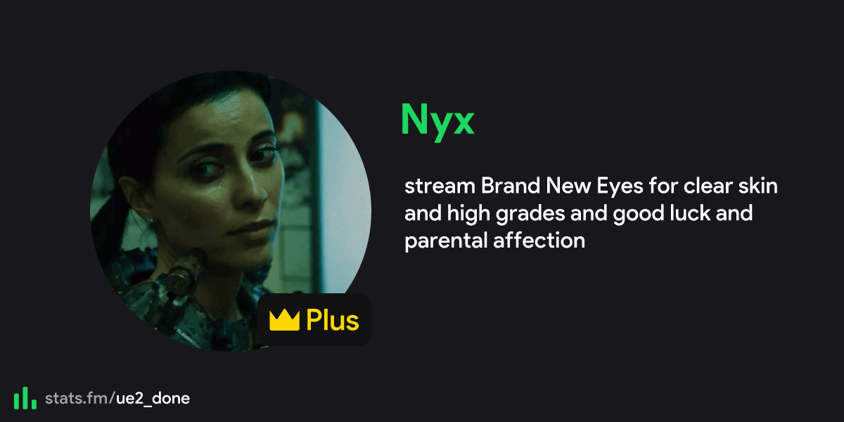 Nyx ★'s stats, streams and more | stats.fm