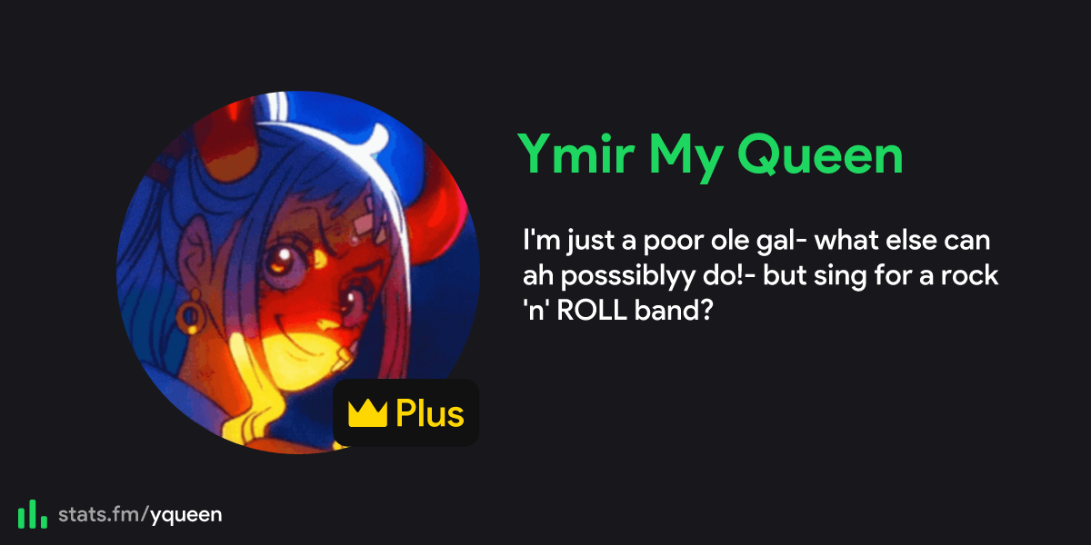 Ymir My Queen's stats, streams and more | stats.fm