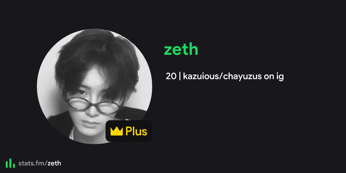 zeth's stats, streams and more | stats.fm