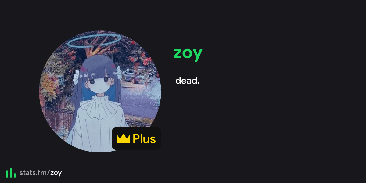 zoy's stats, streams and more | stats.fm